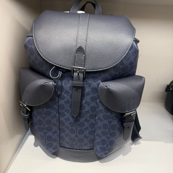 Coach | Bags | Coach Warner Backpack In Signature Canvas Cw21 | Poshmark